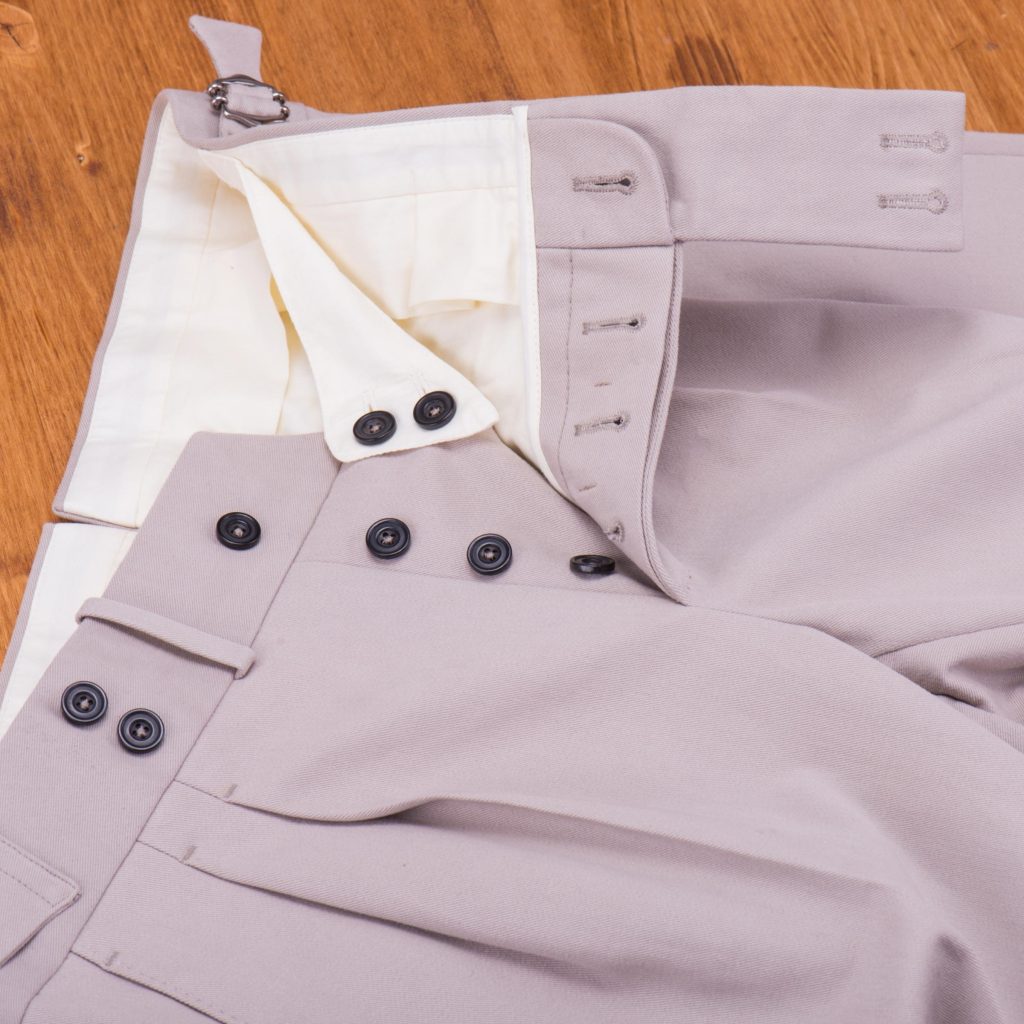 Neapolitan design tailoring suit trousers